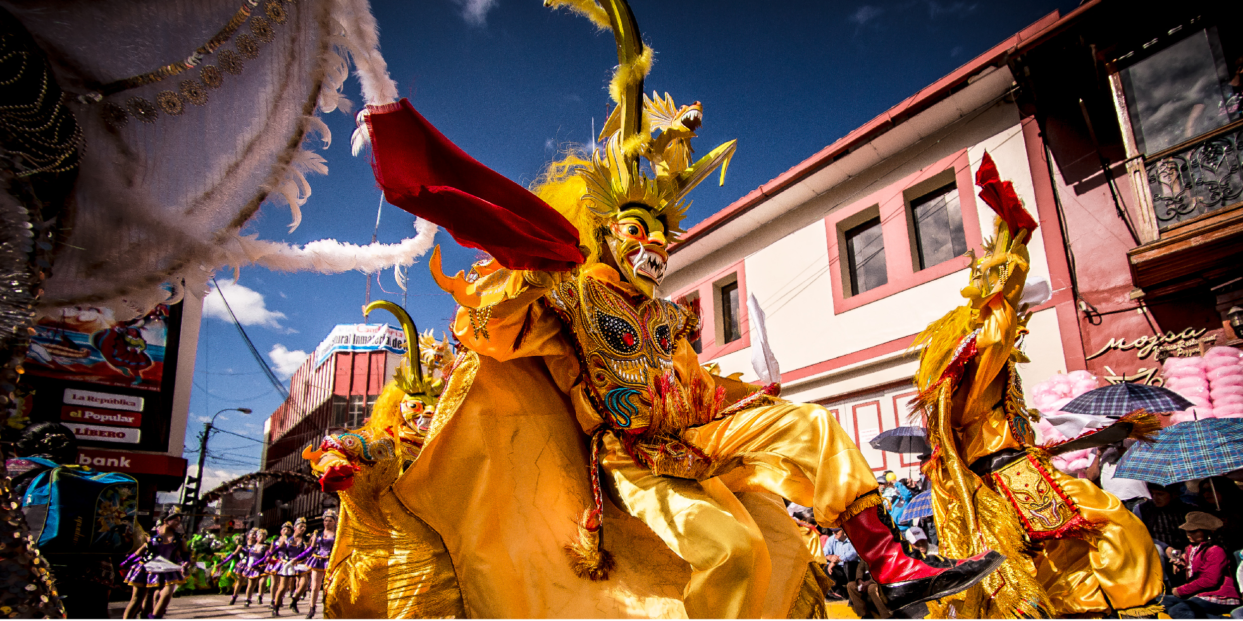 What was it like to experience the carnivals in Peru?